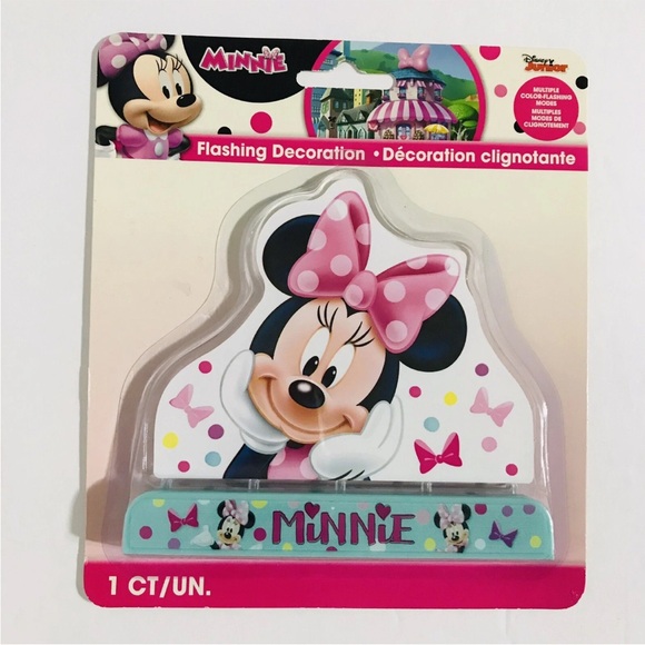 Other | Disney Junior Minnie Mouse Flashing Decoration Multiple ...